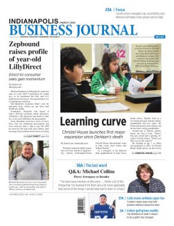 Indianapolis Business Journal - Digital Edition